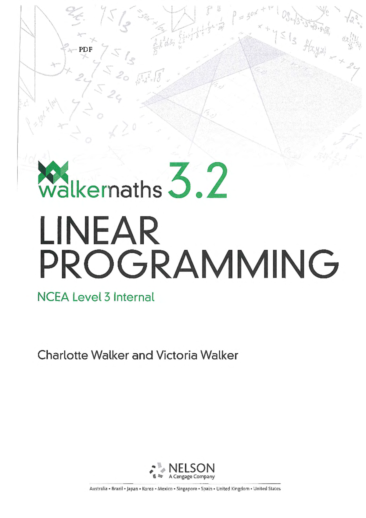 3.2 Linear Programming Lecture Notes - Key Concepts and Techniques ...