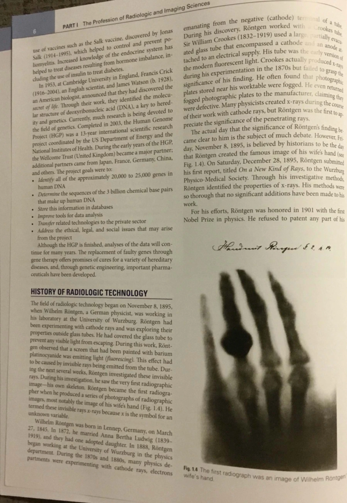 Radiologic & Imaging Sciences Overview: Course X Document Analysis ...
