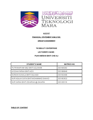 fundamental of management - mgt162 - UiTM - Studocu