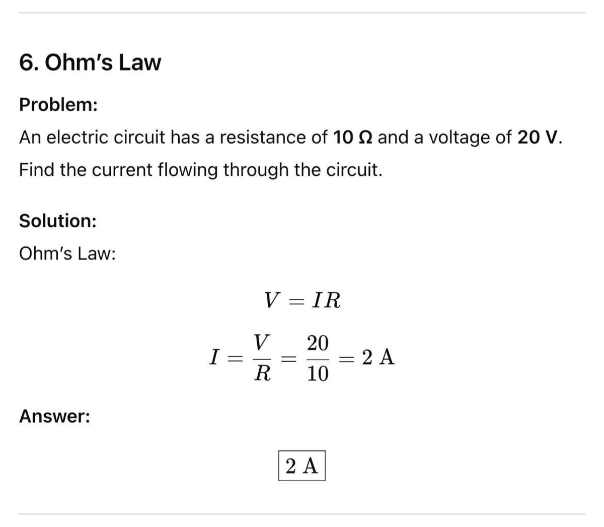 26 01 11 13 22 54 - Problem - PHYSICS - 6. Law Problem: An electric ...