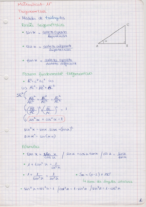 Formulário matemática - Formulário | Preparação para o Exame Nacional ...