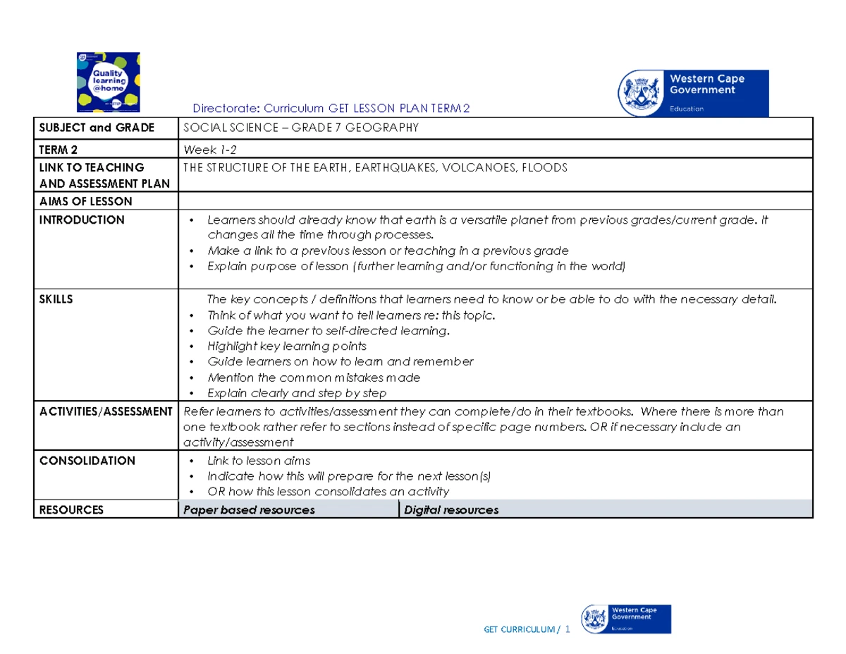 GGH 1502 - GGH1502 - GGH 1502 Which one of the following statements is ...
