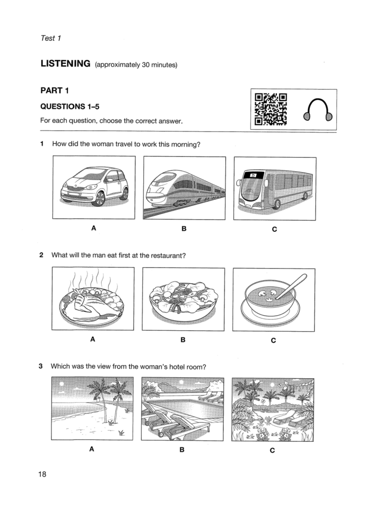KET-1-2020 Listening Test Questions and Answers - Studocu