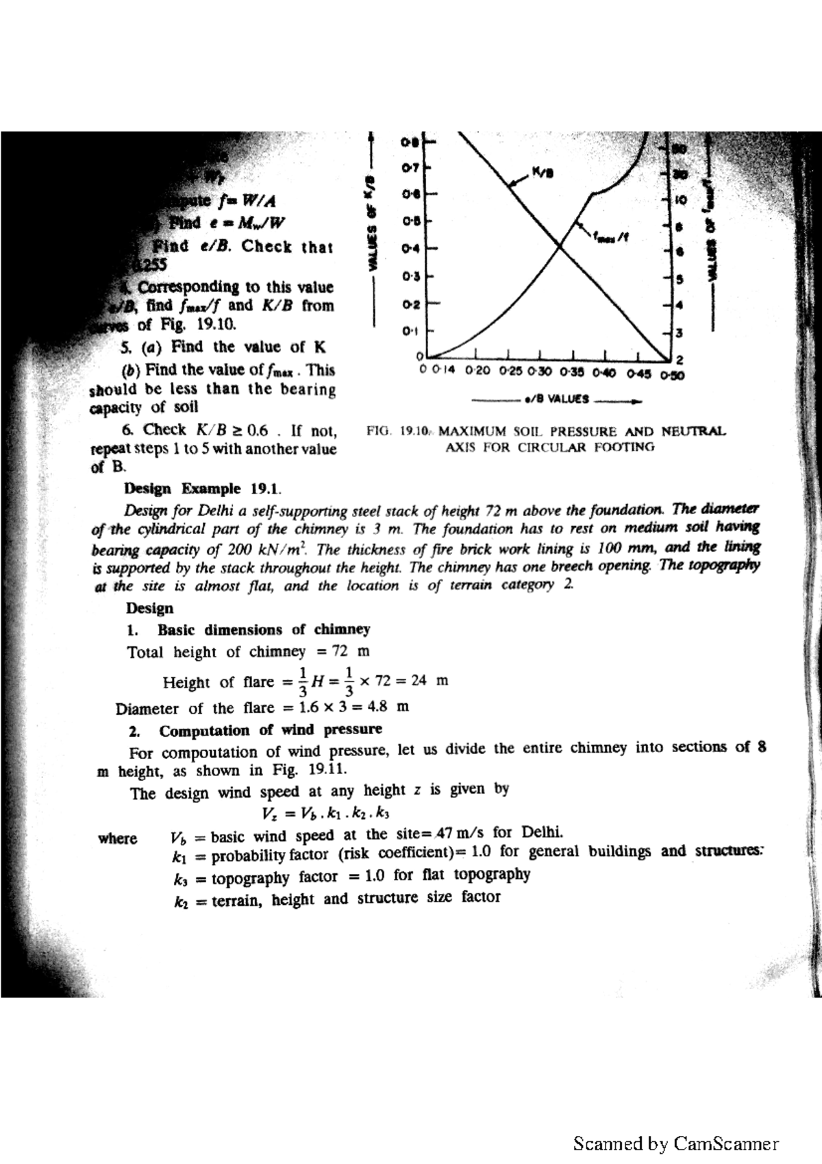 Chimney - Notes - os 07 pute 06 Find e 0 If Find Check that 0 1255 0 5 ...