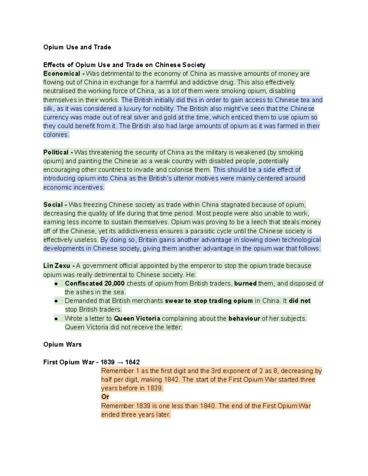 The Two Opium Wars: Economic, Political, and Social Impacts on China ...