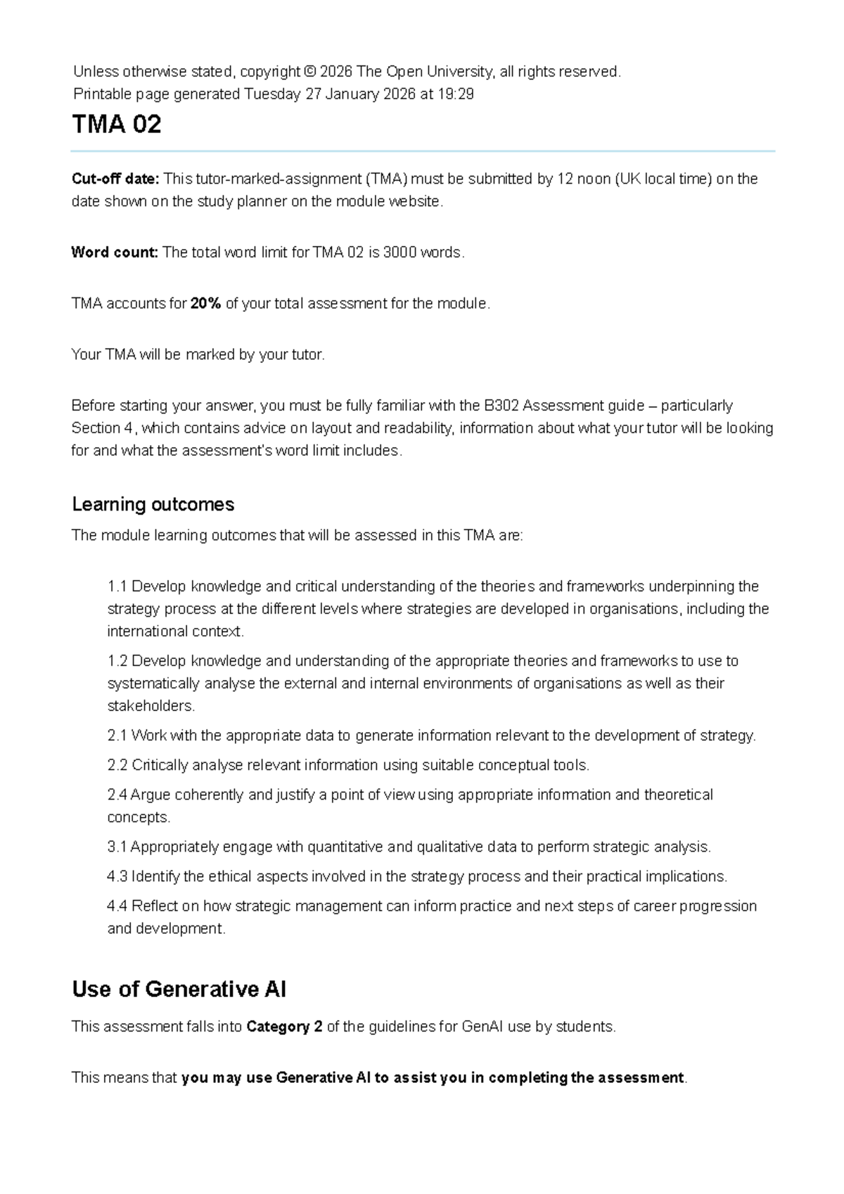 B302 TMA 02: Strategic Analysis of Lotus Bakeries and Sustainability ...