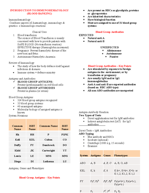 Laboratory Procedures - 8 & 9) + Procedure: Direct Antiglobulin Test ...