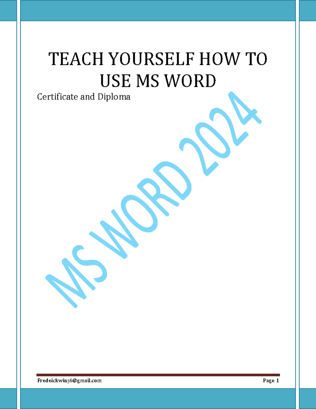 MS WORD Tutorial: A Comprehensive Guide to Document Creation - Studocu