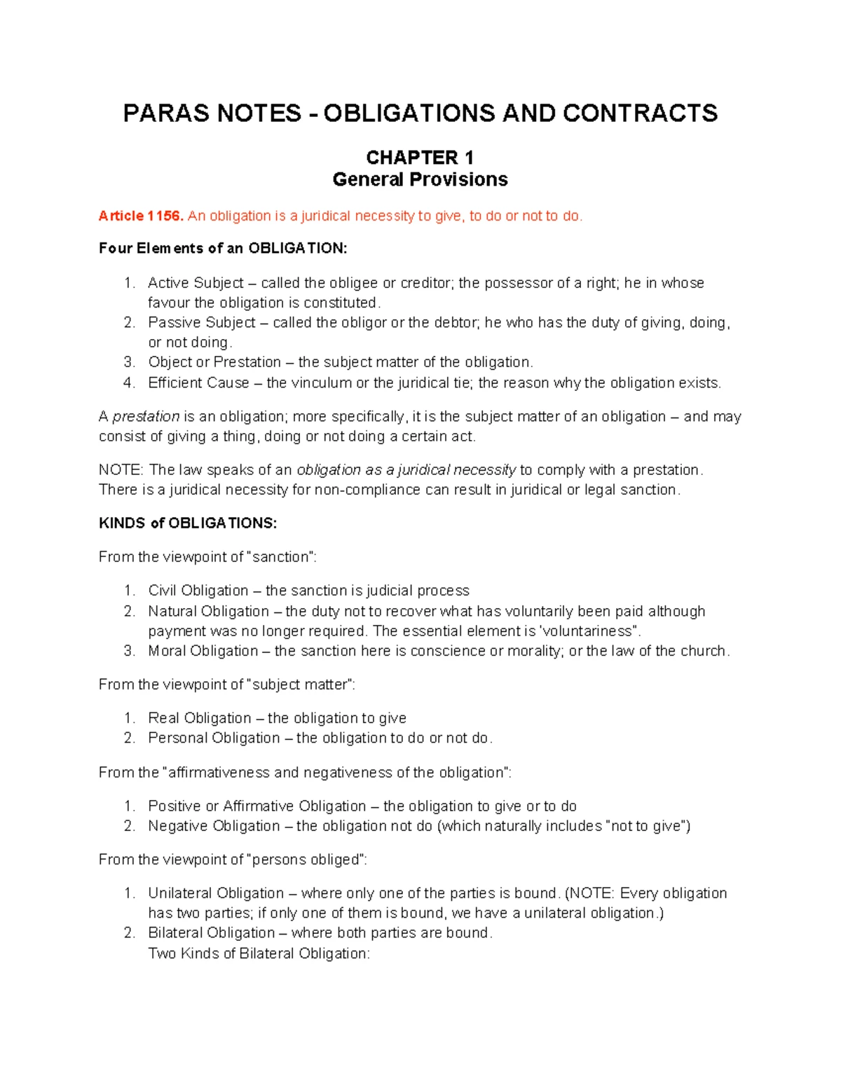 Chapter 2 Obligations and Contracts - ACCESSIONS AND ACCESSORIES ...