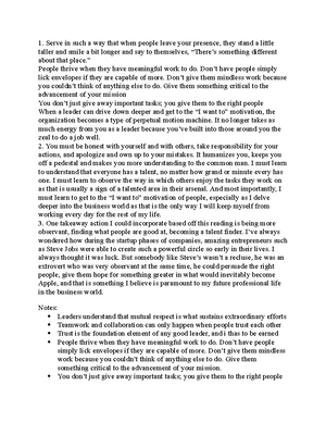 [Solved] Which of the following examples best represents a key aspect ...