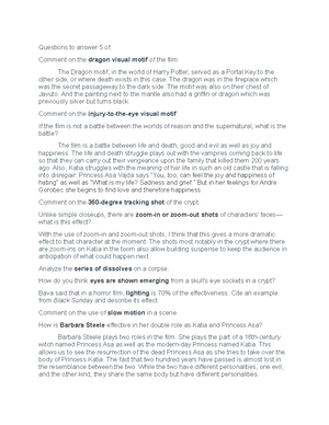 Assmt #15 - Parasite - A) Ask 3 good discussion questions of your own ...