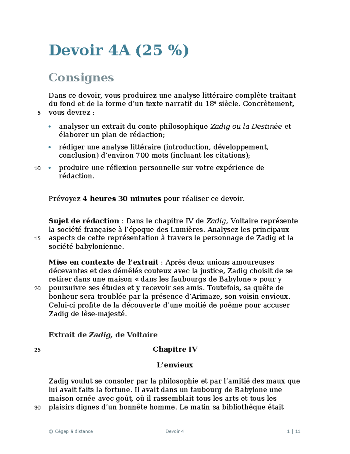601-101-MQ dev 04A (1) v - Devoir 4A (25 %) Consignes Dans ce devoir, vous produirez une analyse ...