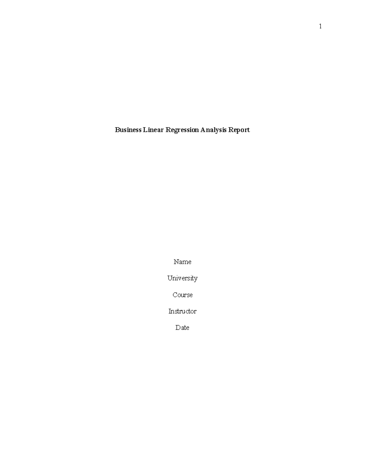 BUS 246146 Linear Regression Analysis on Nurse Attrition Rates - Studocu
