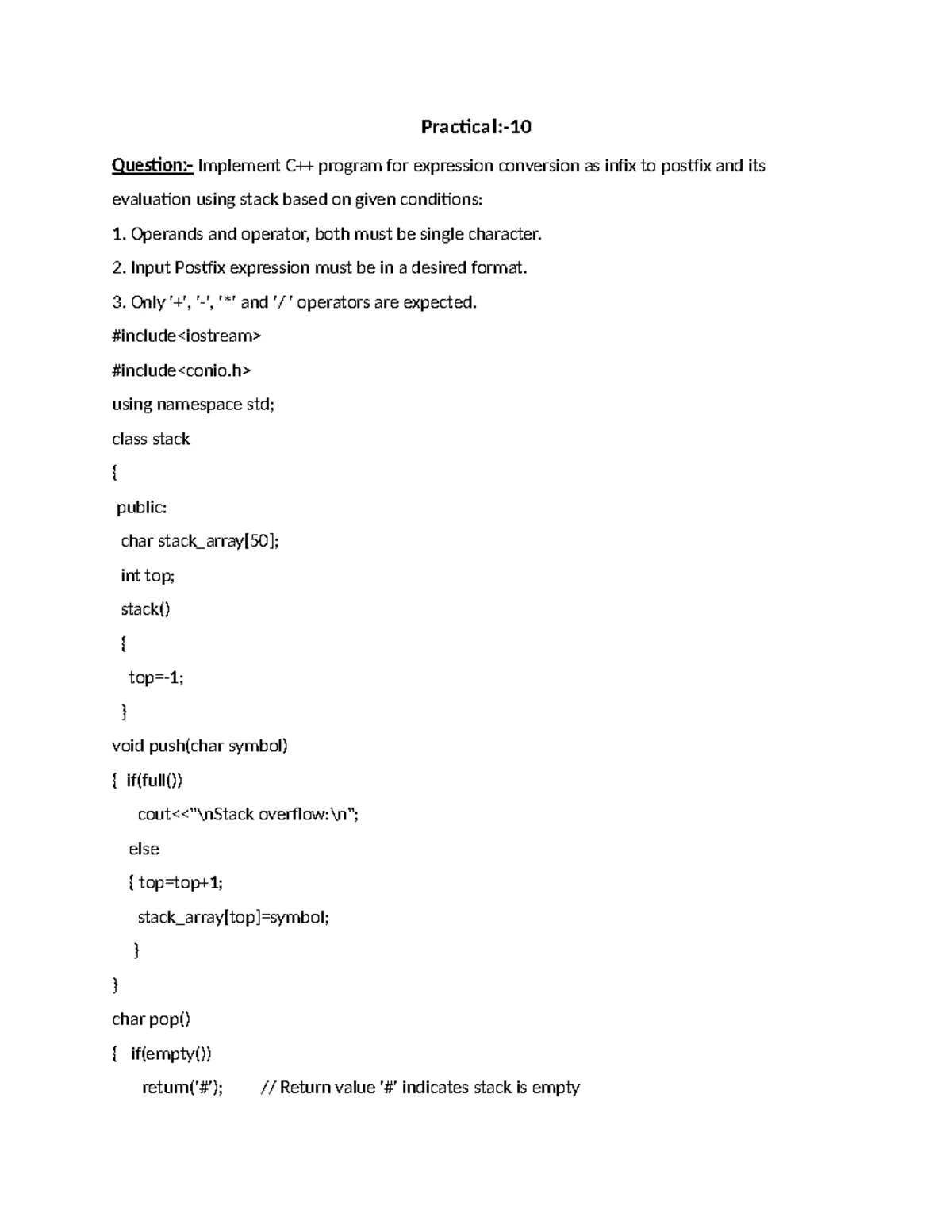Fds practical - SPPU 2019 Syllabus S.E Computer Engineering - Studocu