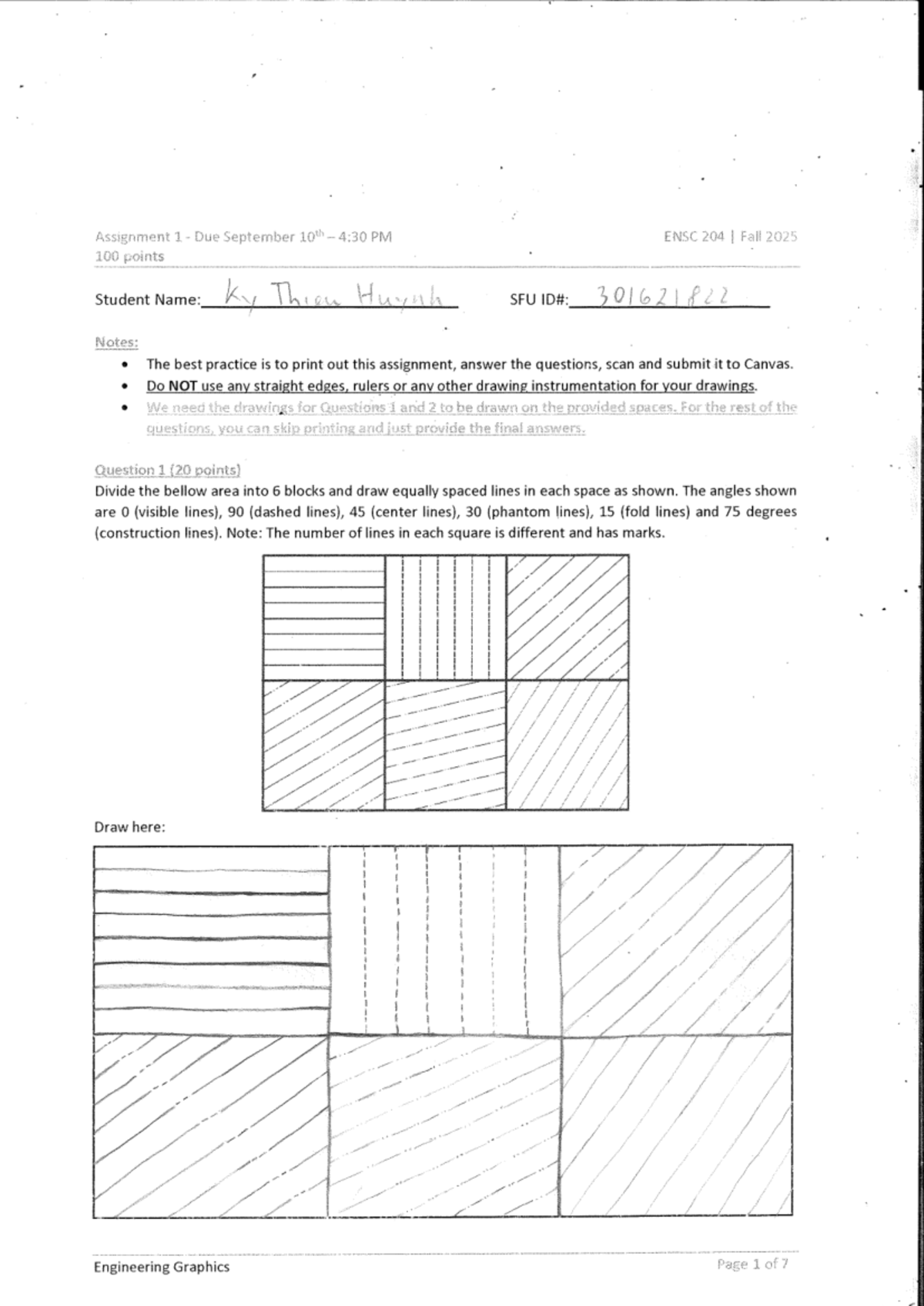 ENSC 204 Fall 2025 Assignment 1 Guidelines and Instructions - Studocu