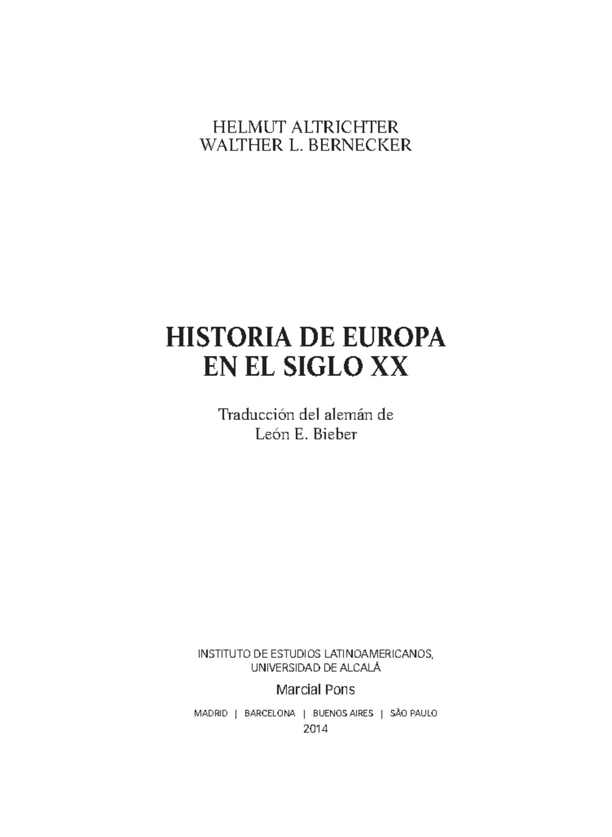9788415948353 - asdsadsad - hELmut aLtrIChtEr waLthEr L. bErnECkEr ...