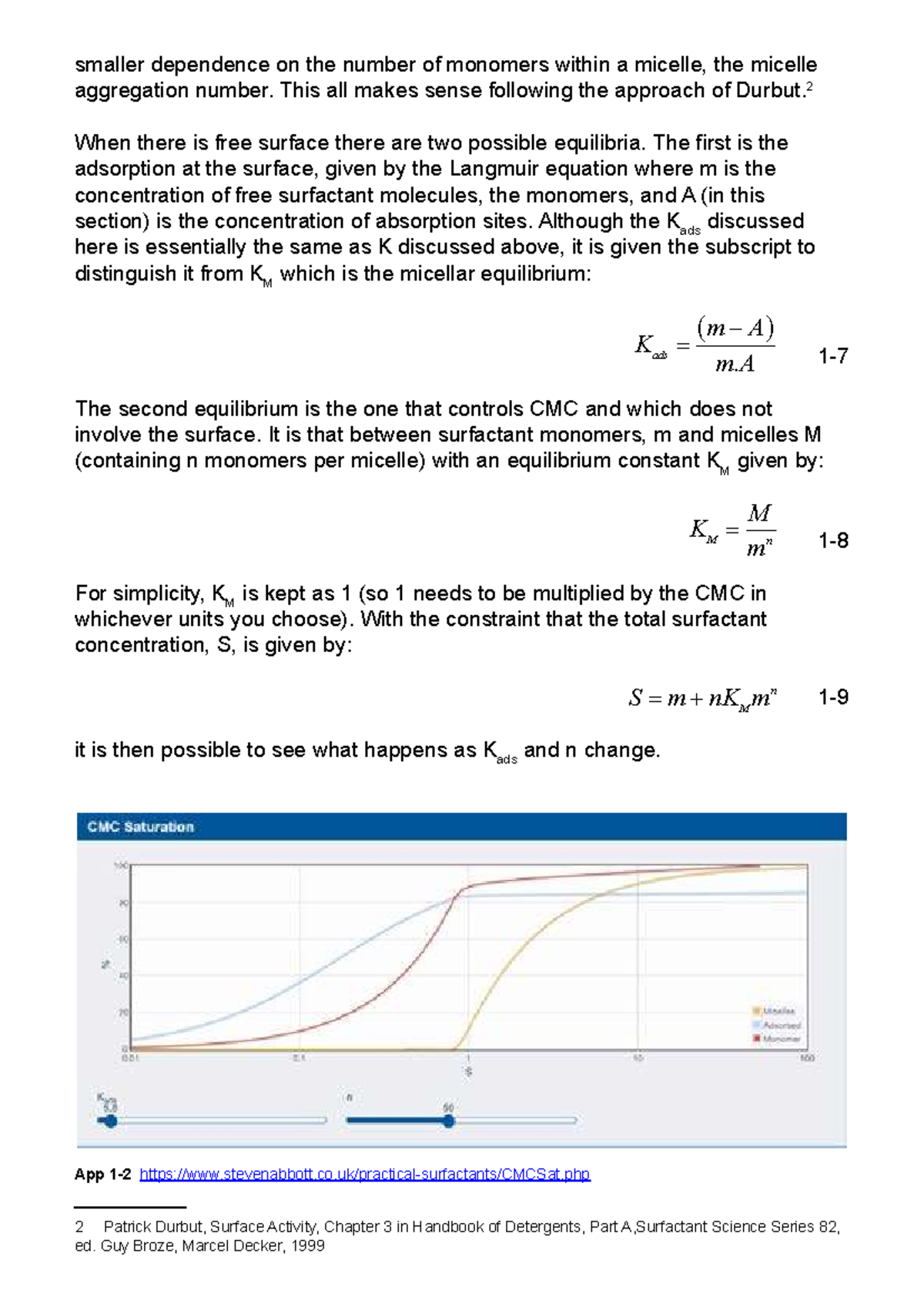 Sociology 20: Micelle Aggregation and Surfactant Equilibria Analysis ...