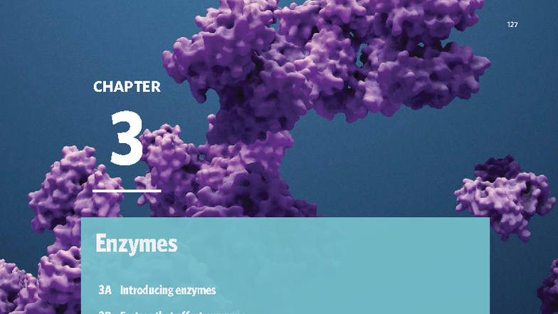 VCE Biology Units 34 - Chapter 3: Enzymes and Their Functions - Studocu