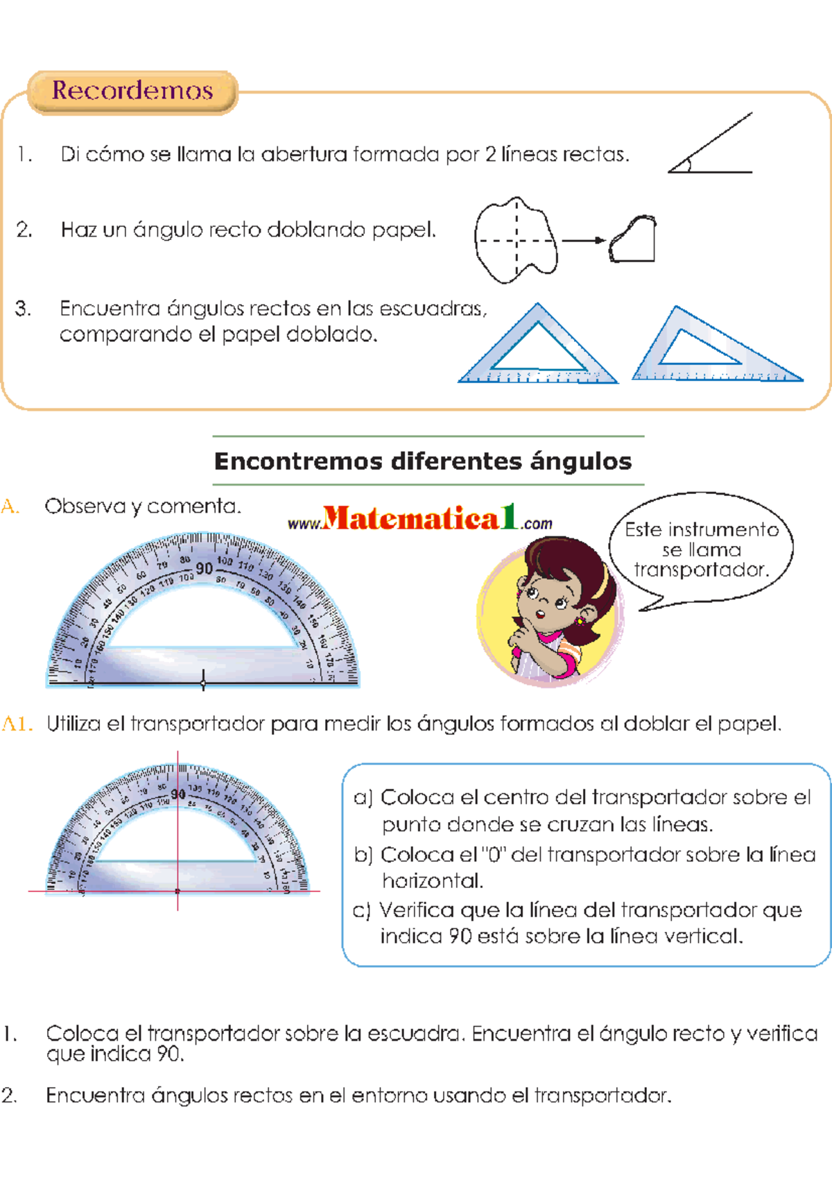 Repaso de Líneas y Ángulos 3 - Actividades y Ejercicios - Studocu