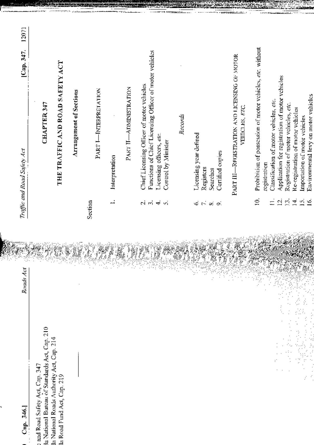 Traffic and Road Safety Act Analysis: Comprehensive Overview of Cap ...