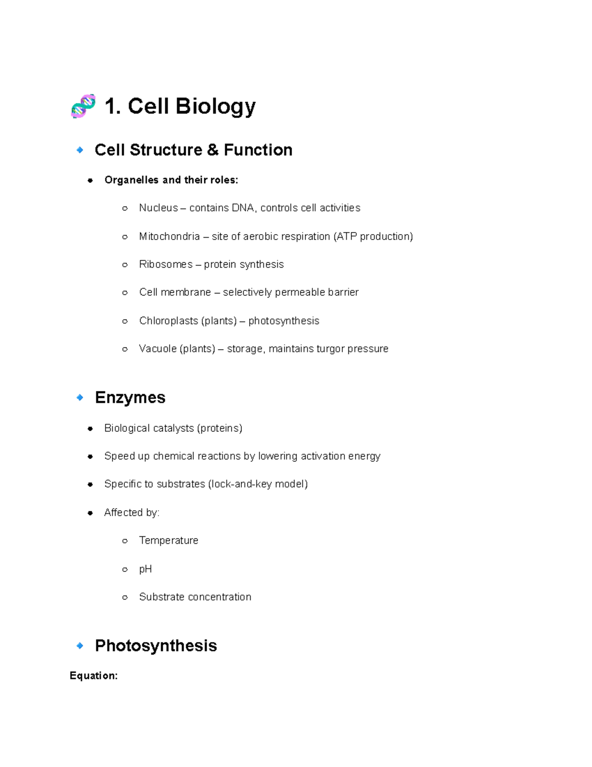 Level 2 Biology Exam Tips: Cell Bio, Genetics, Ecology & Human Bio ...