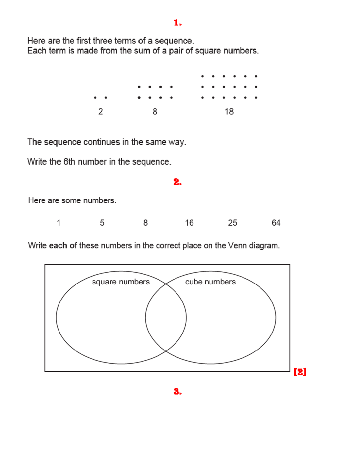 Math 101: Homework on Number Sequences and Patterns - Studocu