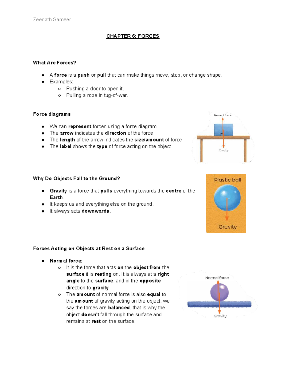 Chapter 6: Forces - Understanding Pushes, Pulls, and Motion - Studocu