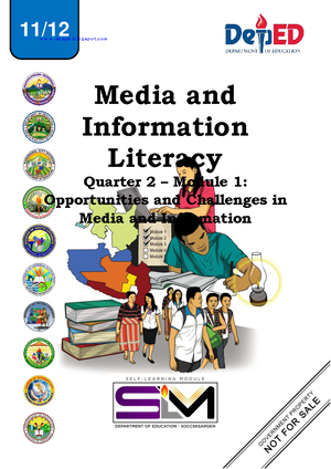 Media and information Literacy Reviewer - Literacy - The ability to ...