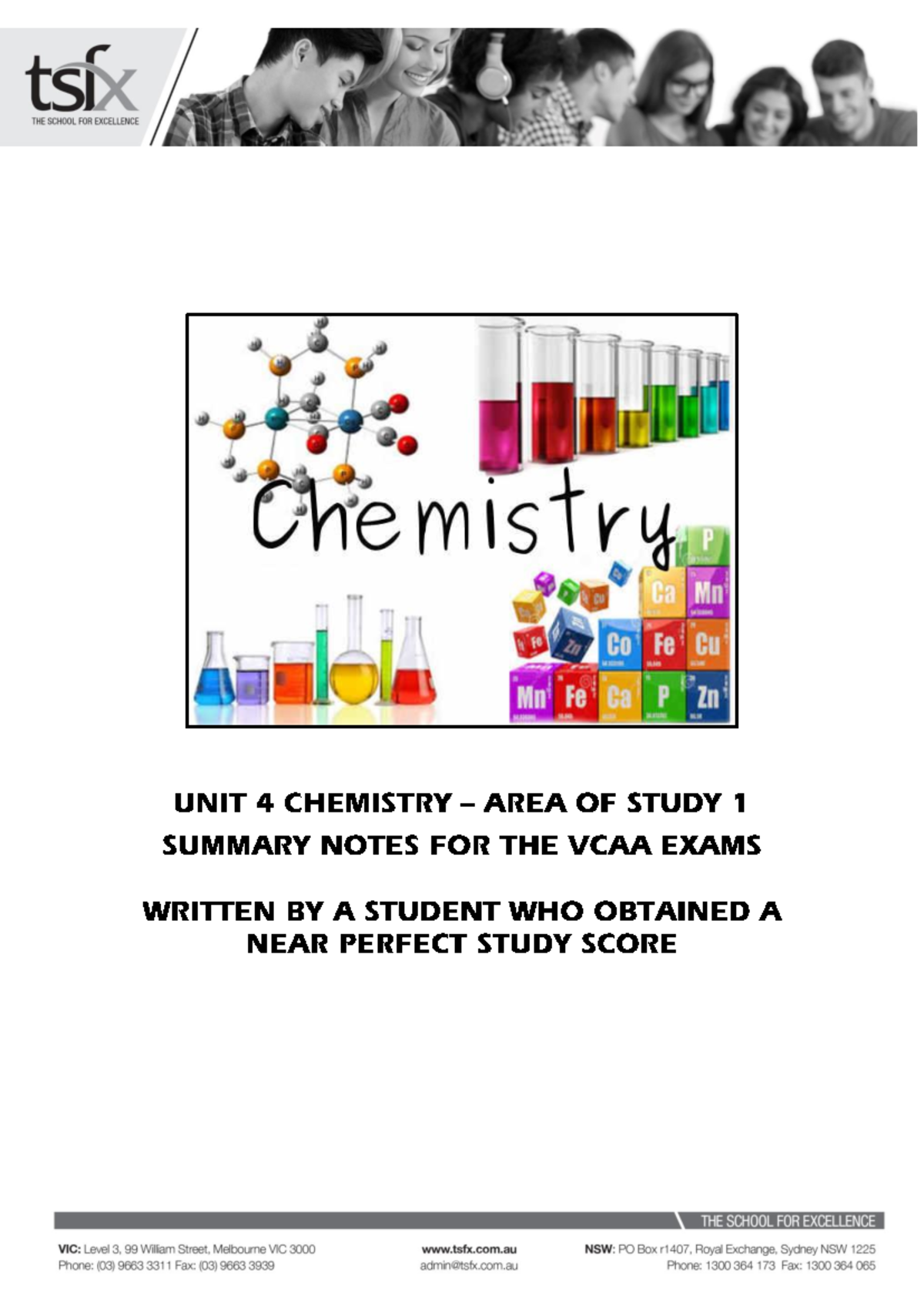 20 - A+ Student Notes - Chemistry Unit 4 AOS 1 - Covalent Bonds ...