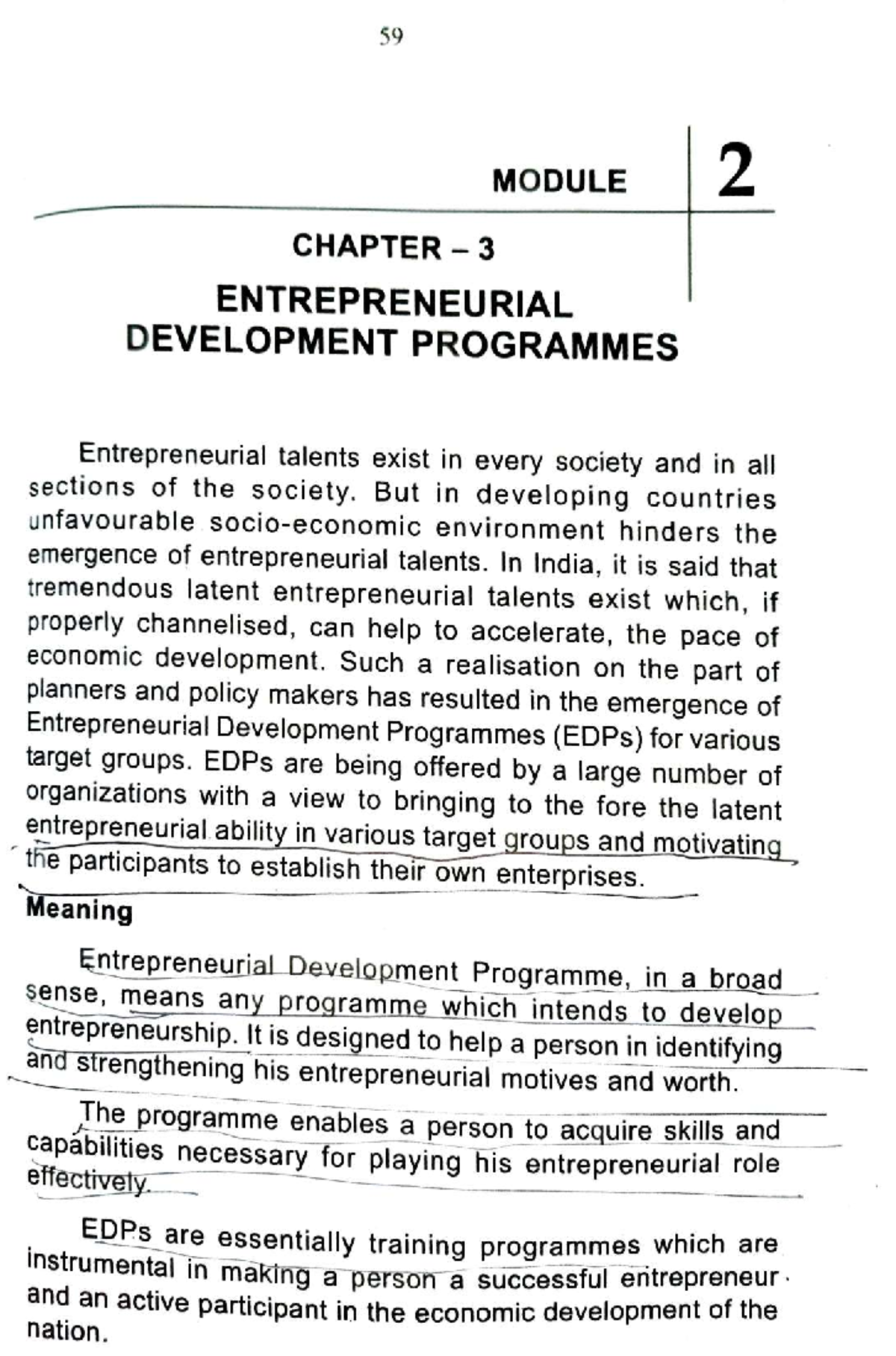 Entrepreneurship chapter 3 - 2 MODULE CHAPTER 3 ENTREPRENEURIAL ...