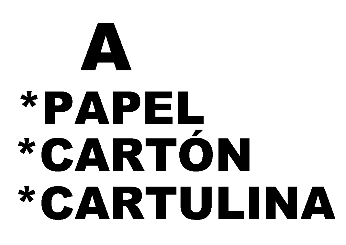 Colores PARA Tacho - VVVV - Comunicación Y Redacción - A *PAPEL *CARTÓN ...