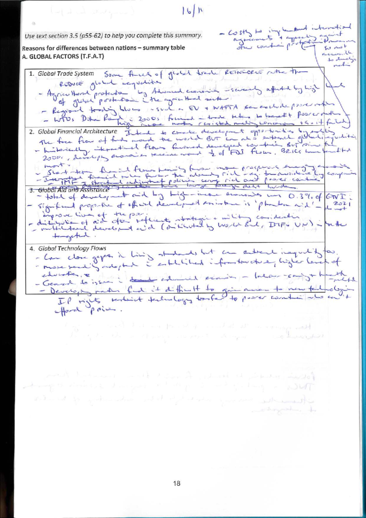 Reasons for Differences Between Nations: Global Factors Analysis - Studocu