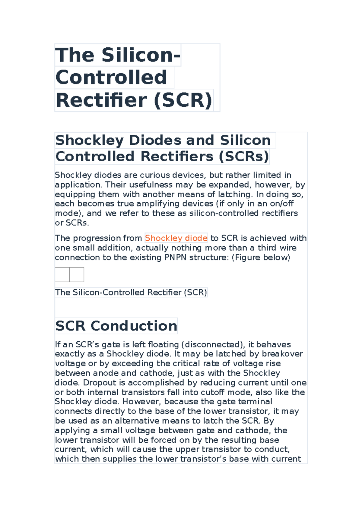 SCR Design and Functionality: Understanding Silicon-Controlled ...