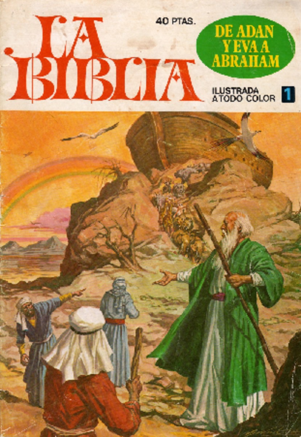 01 De Adan y Eva a Abraham - 40 PTAS. LA DE ADAN YEVAA BIBLIA ABRAHAM ...