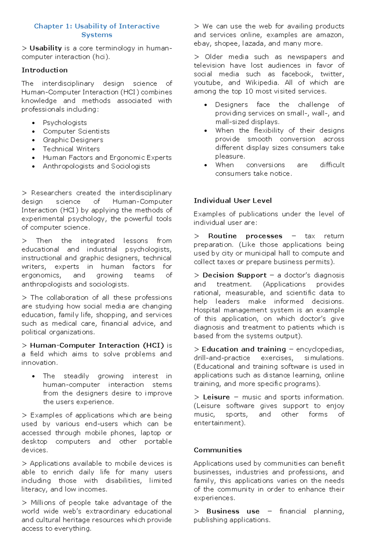 Usability of Interactive Systems - Chapter 1: Usability of Interactive Systems > Usability is a ...