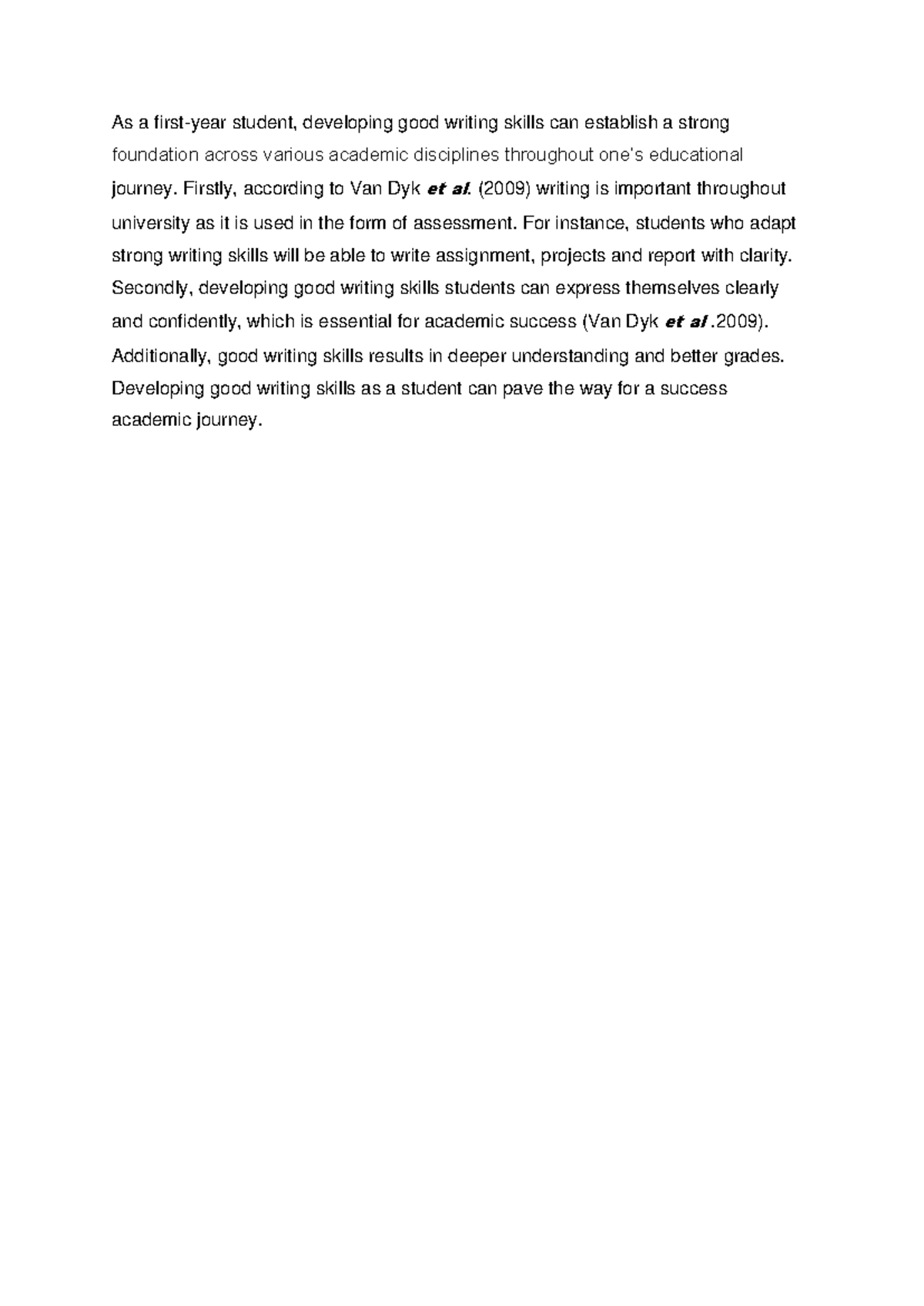 Good writing skills - This can help one on how to create an essay ...