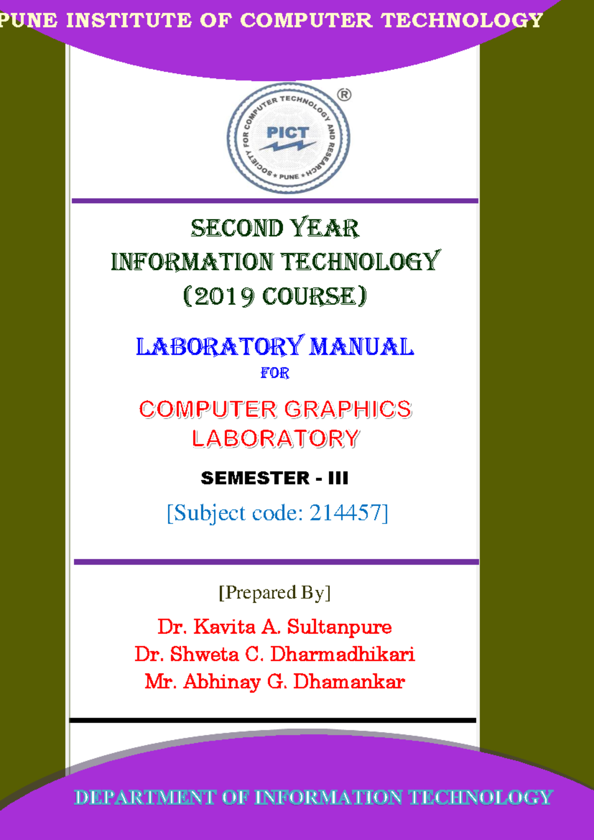 CGL - Lab Manual: OpenGL Installation & Line Drawing Techniques - Studocu