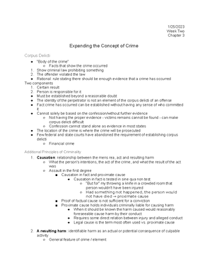 Criminal Law Chapter 8 - presentation notes - Chapter 8: Crimes Against ...