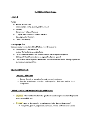 HLTH 2501 module 5 - Review of the cardiovascular system -the heart is ...
