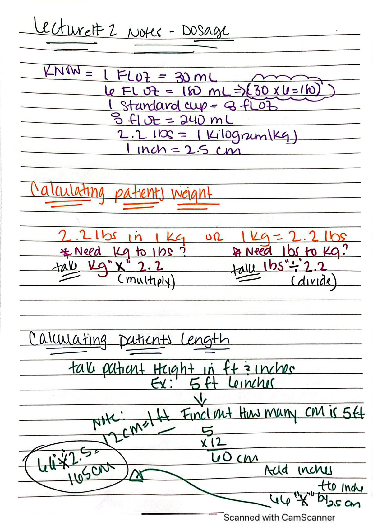 Lecture 2 Notes: Patient Weight, Proportions, and Safety Guidelines ...