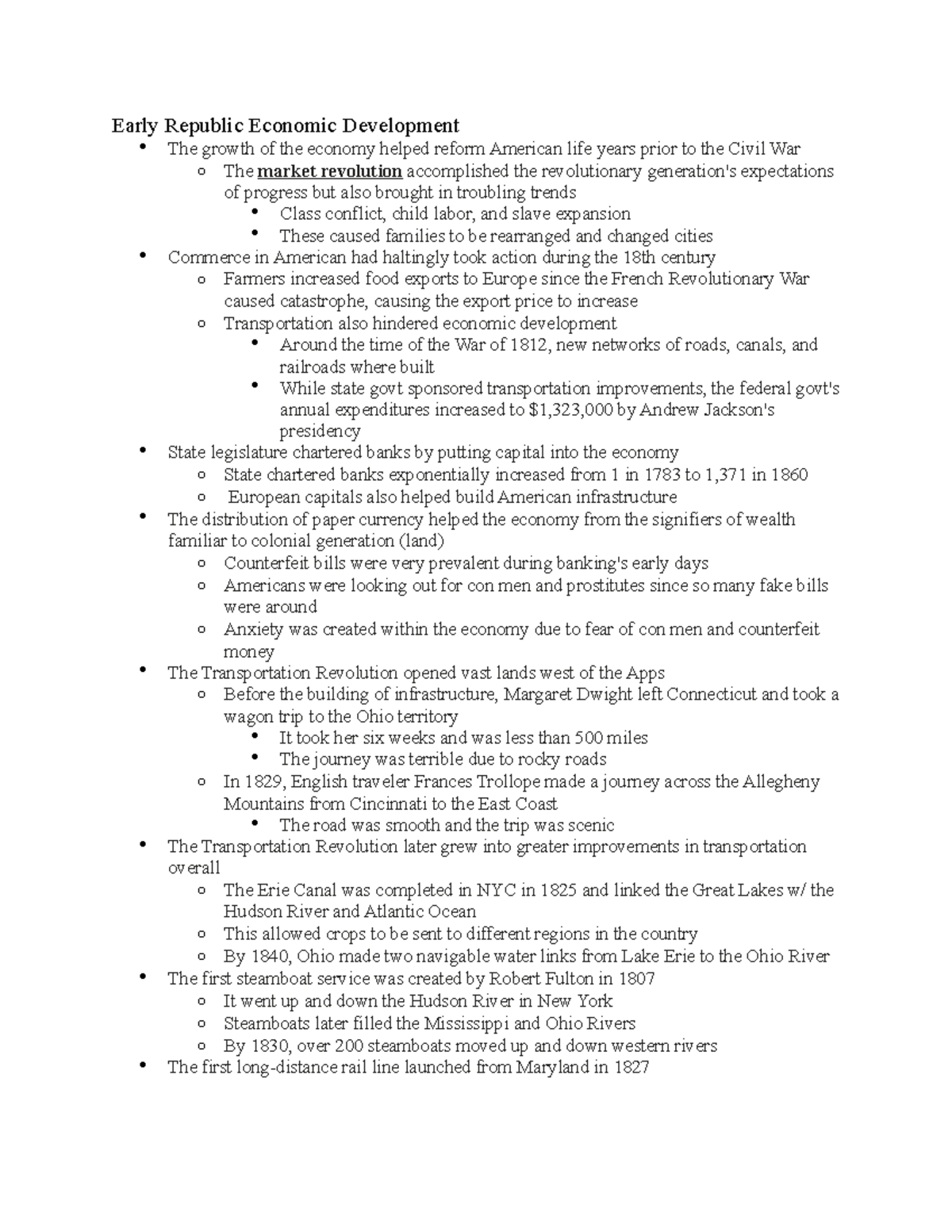 American Yawp Ch. 8 - Market Revolution: Economic & Social ...