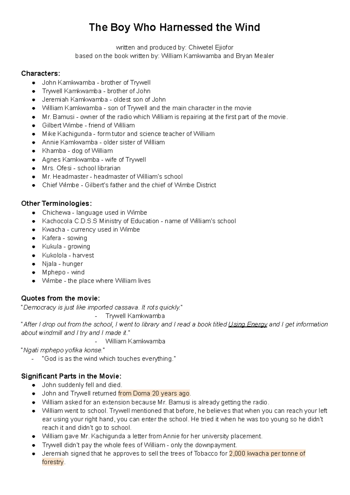 Chapters 1-3 Summary and Analysis - Book Study Guide - Studocu