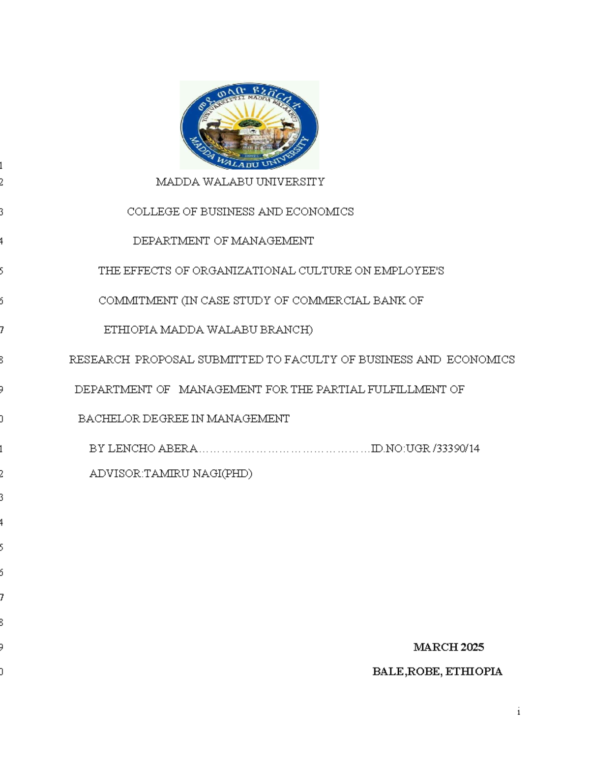 The Effects of Organizational Culture on Employee Commitment: A Case ...