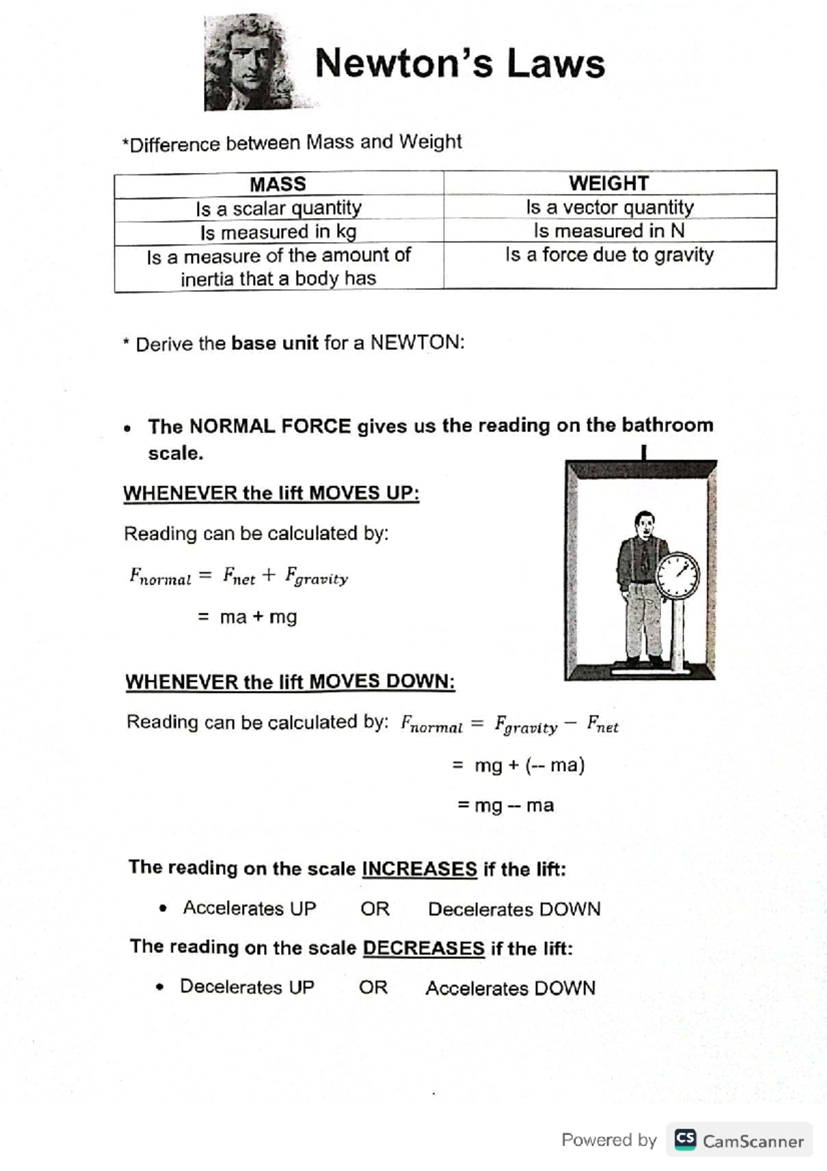 Newton's Laws: Grade 11 Notes & Exercises (PHYS 101) - Studocu