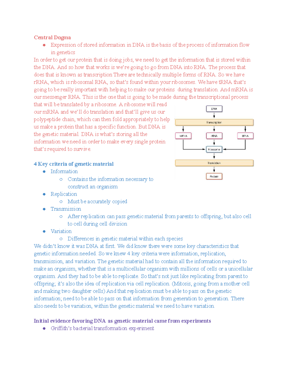 Understanding DNA: Key Experiments & Structure in Genetics - Studocu