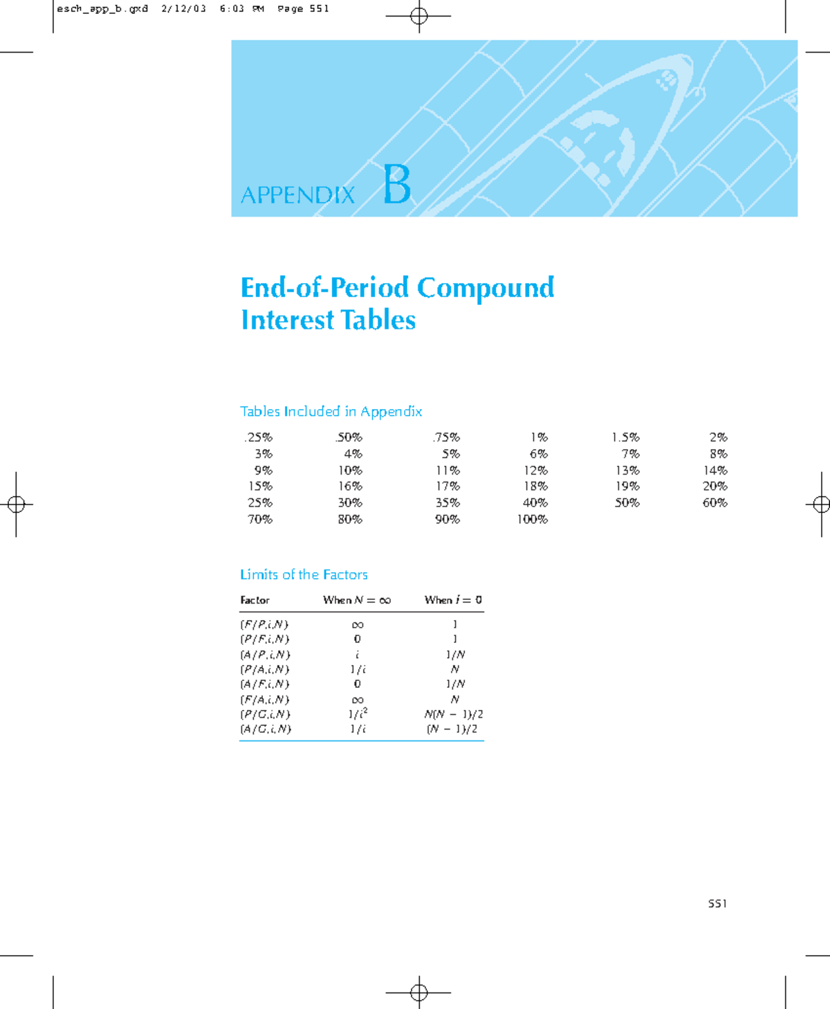 Compound Interest Tables II - Appendix B (Course Code: 3CB) - Studocu