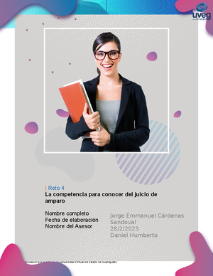 Reto 3. Control de constitucionalidad, legalidad y juicio de amparo ...