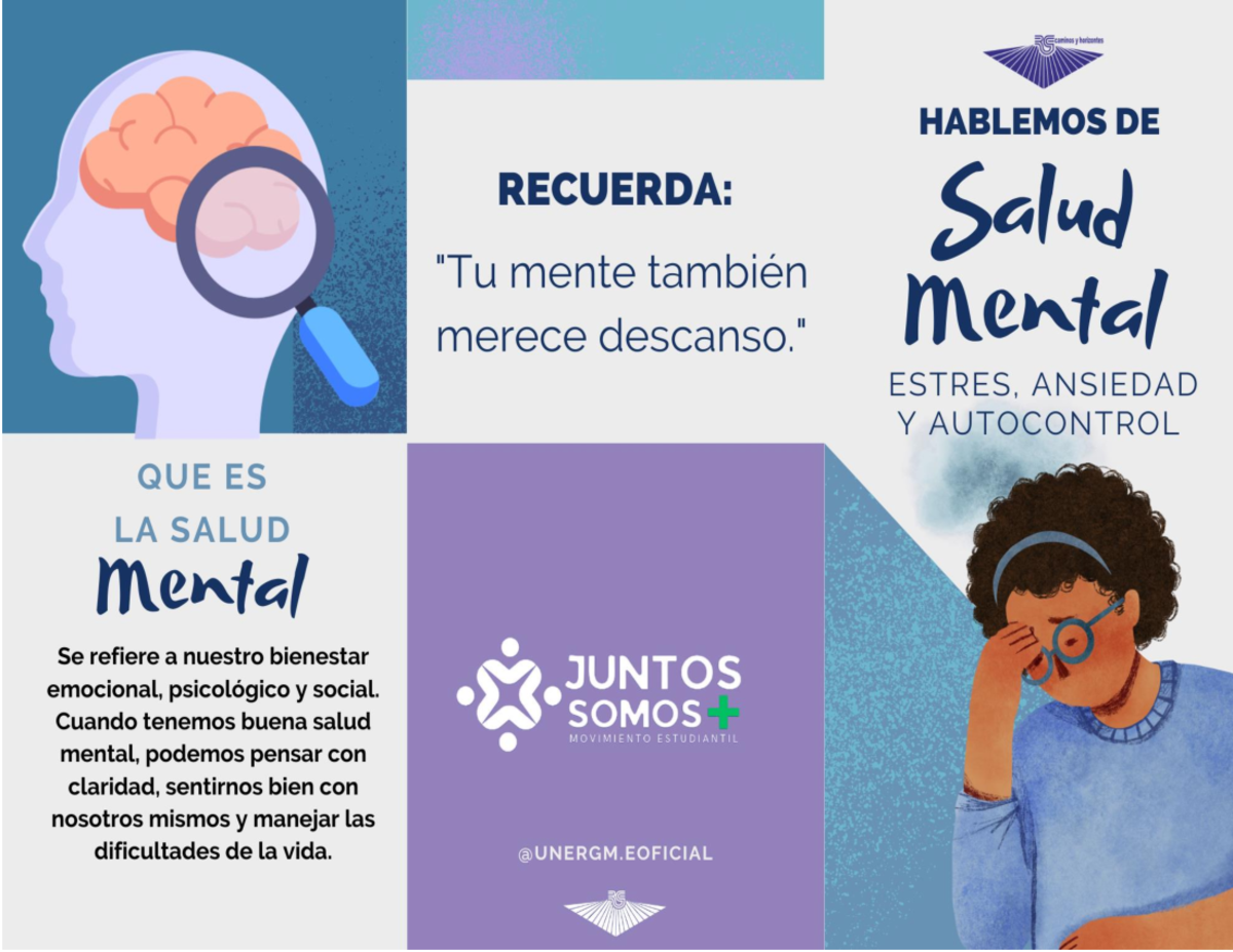 Tríptico sobre Salud Mental: Estrés, Ansiedad y Autocontrol - Studocu