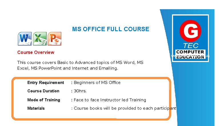 MS OFFICE FULL COURSE Overview: From Basics to Advanced Skills - Studocu