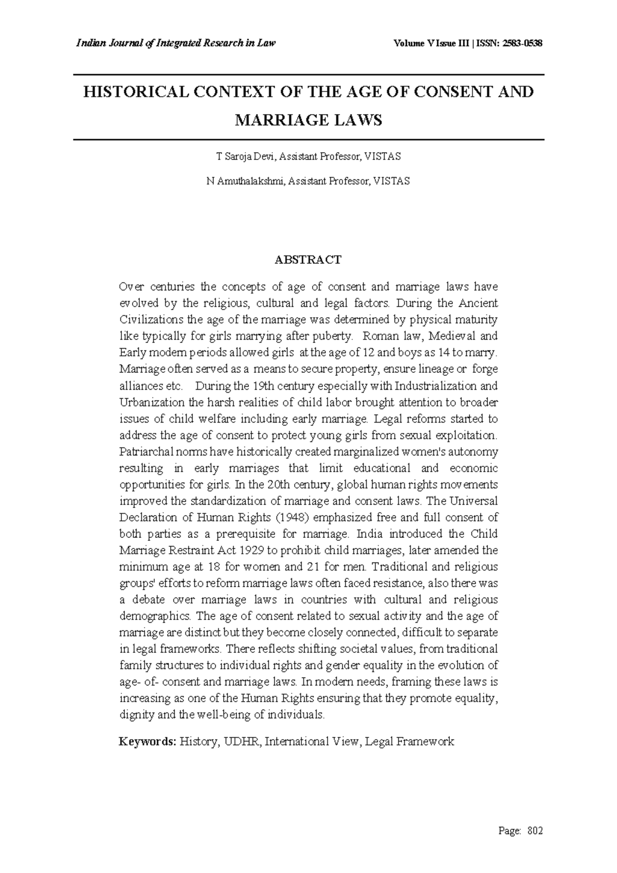 Historical Context of Age of Consent and Marriage Laws: A Comprehensive ...